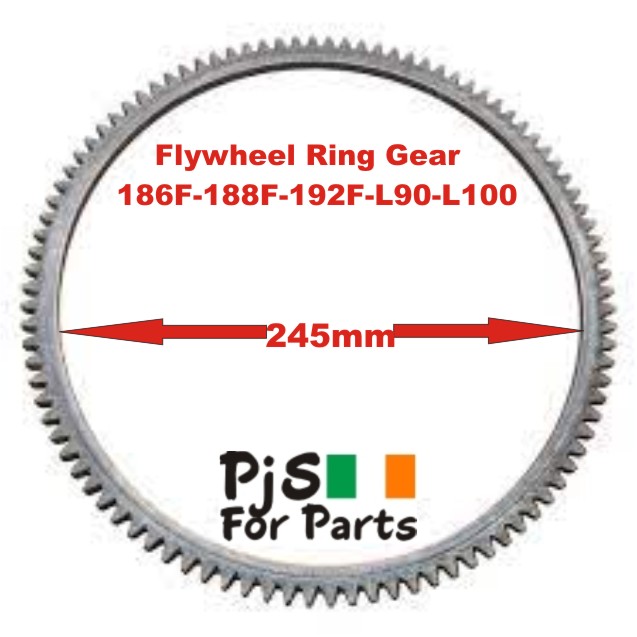 Yanmar L100/186 Flywheel ring gear - Pjs for parts Yanmar L100/186 Flywheel ring gear - Pjs for parts